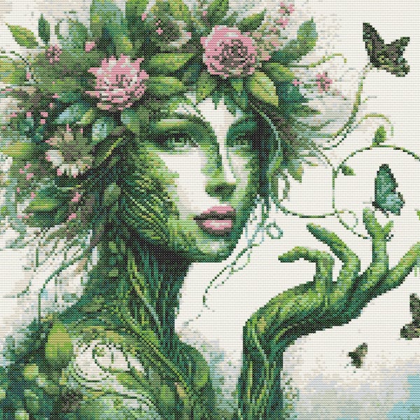 Nature Cross Stitch Pattern - Etsy