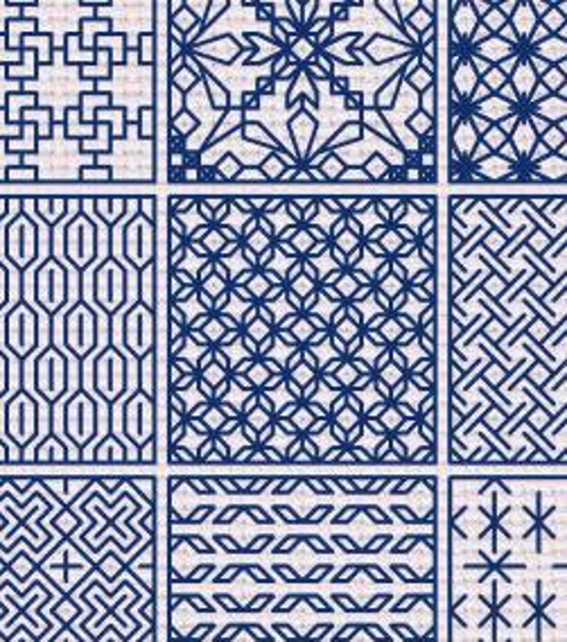 25 More Blackwork Patterns Chart - Etsy