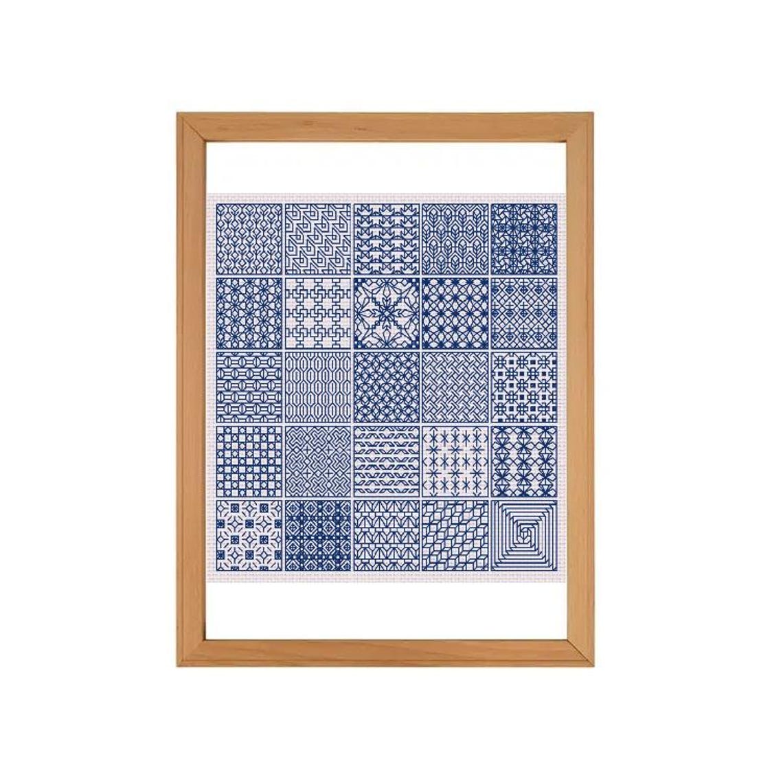 25 More Blackwork Patterns Chart - Etsy