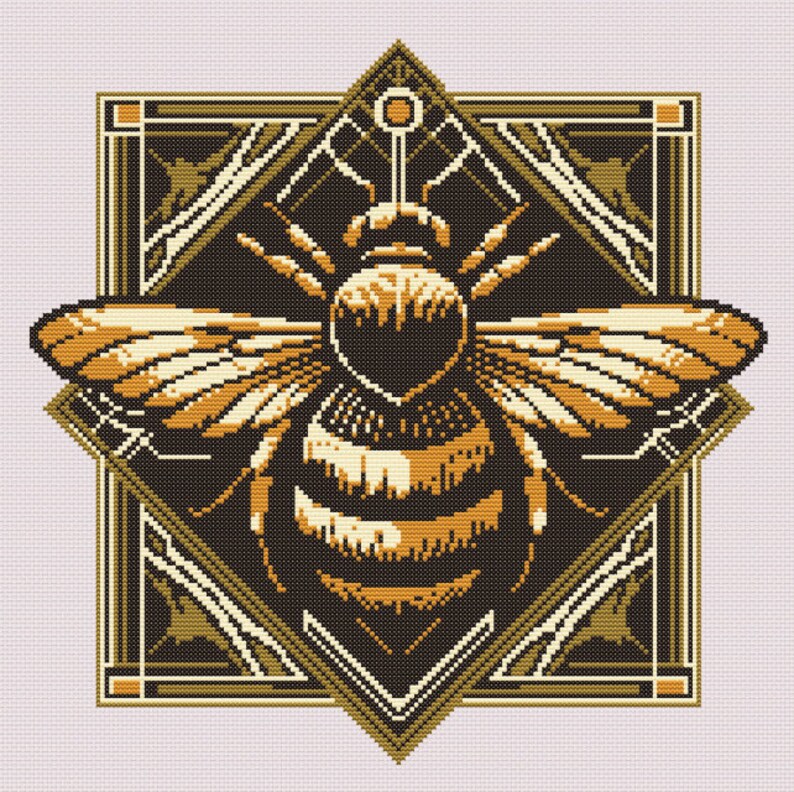 Bee Cross Stitch Pattern - Etsy