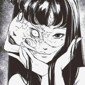 Junji Ito's Tomie Cross Stitch Pattern - Etsy