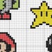 18 Mini Super Mario Cross Stitch Patterns - Etsy