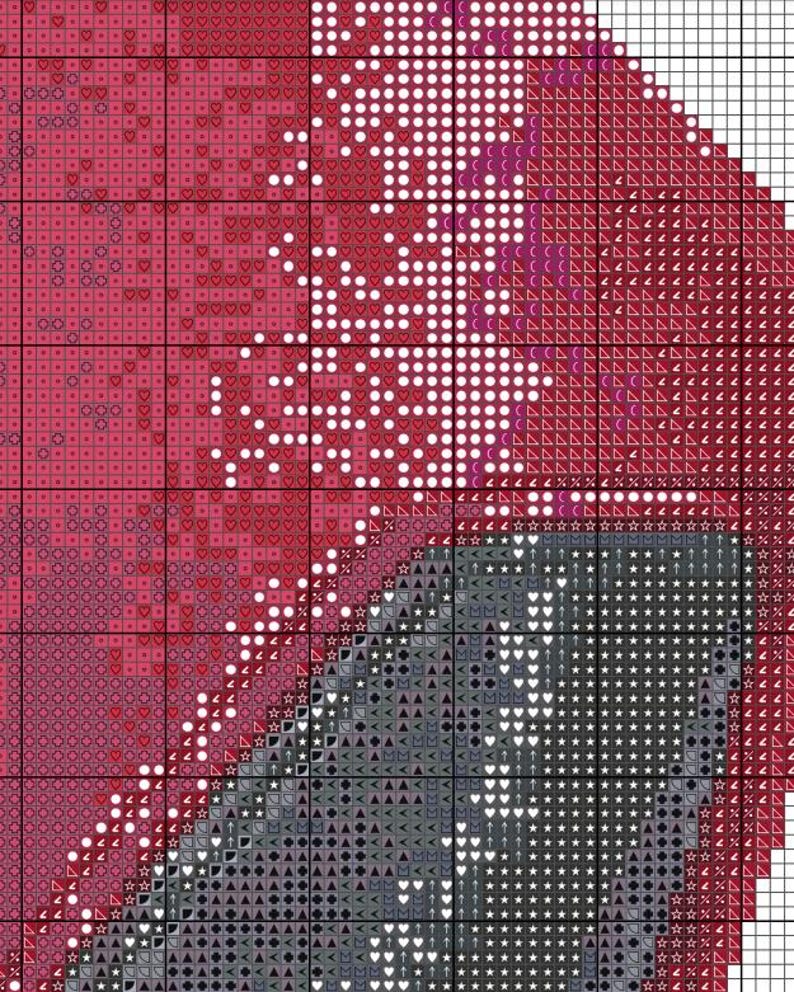 Deadpool Cross Stitch Pattern - Etsy