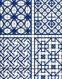 25 More Blackwork Patterns Chart - Etsy