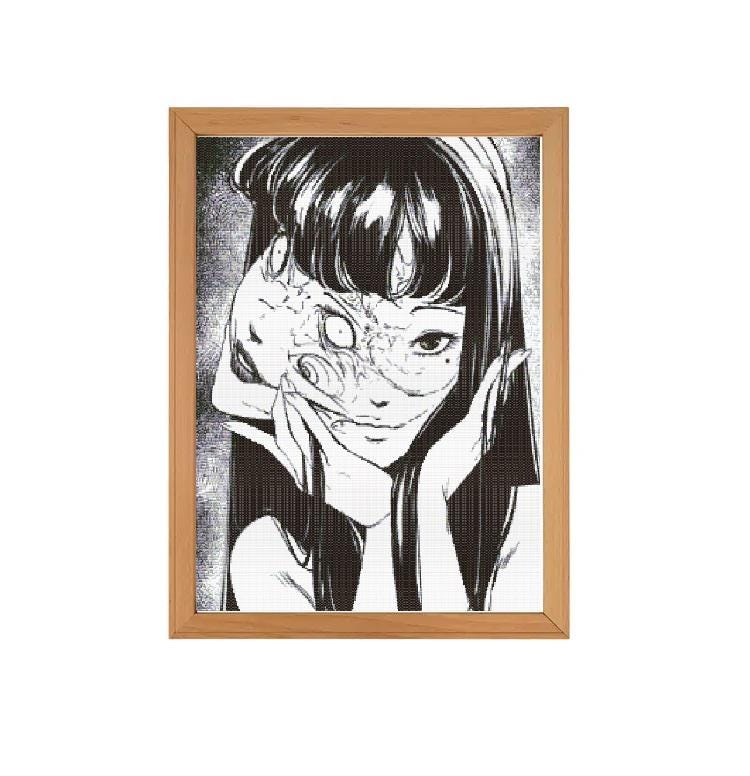 Junji Ito's Tomie Cross Stitch Pattern - Etsy
