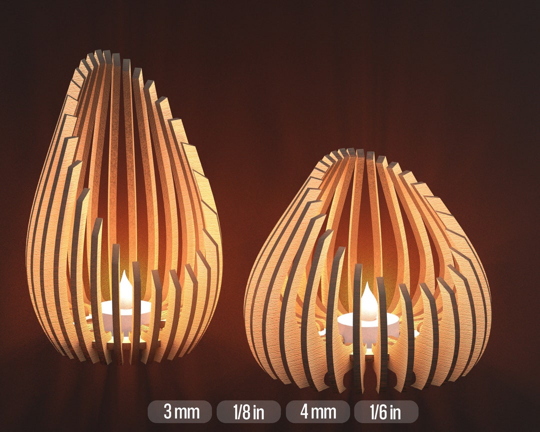 SVG Teelichthalter Teelicht-Bundle Digitaler Download Laser-Datei - Etsy.de