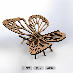 SVG Laser Cut Butterfly DIY Digital Download for Laser Cutters - Etsy