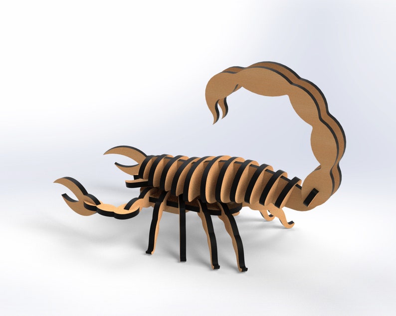 SVG Laser Cut Scorpion DIY Digital Download for Laser Cutters - Etsy ...