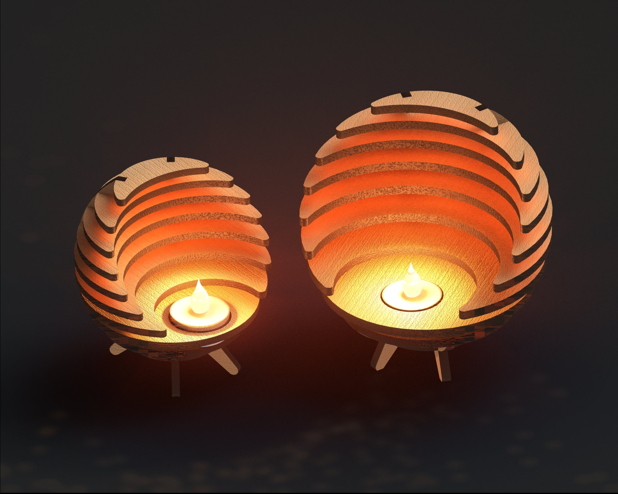 Sphere Tealight Holder SVG Set Candle Holder Digital Download - Etsy