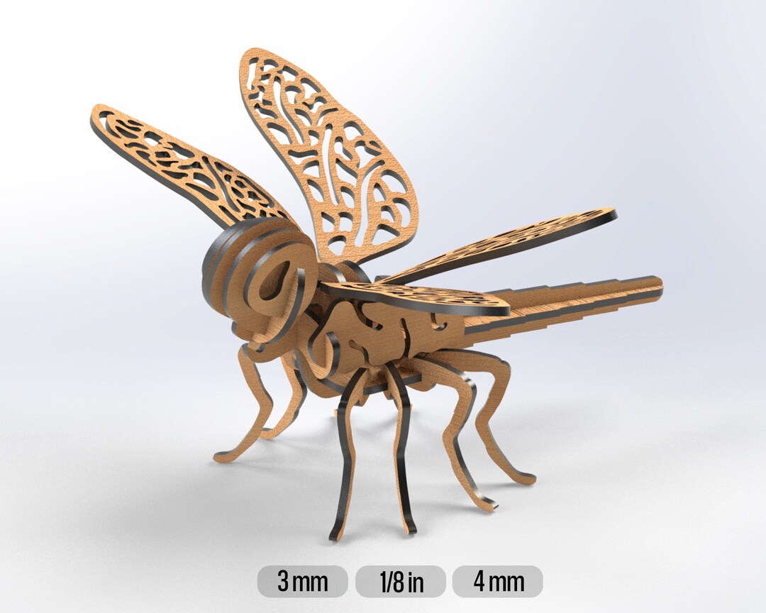 Dragonfly Laser Cut Files: DIY SVG Download - Etsy