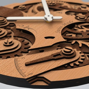 Clock SVG Mechanical Wall Clock Digital Download DXF - Etsy
