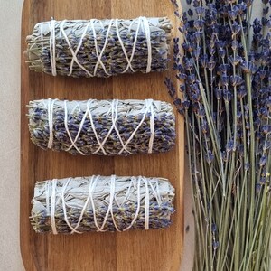 Super Cute Mini LAVENDER & SAGE Smudge Sticks (1 Smudge) - Etsy