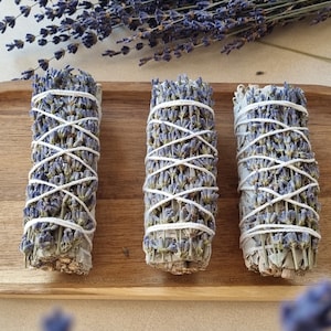 Super Cute Mini LAVENDER & SAGE Smudge Sticks (1 Smudge) - Etsy