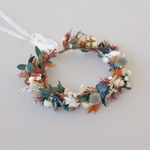 Wedding Floral Headpieces,natural Flowers Girl Floral Crown, Dried ...