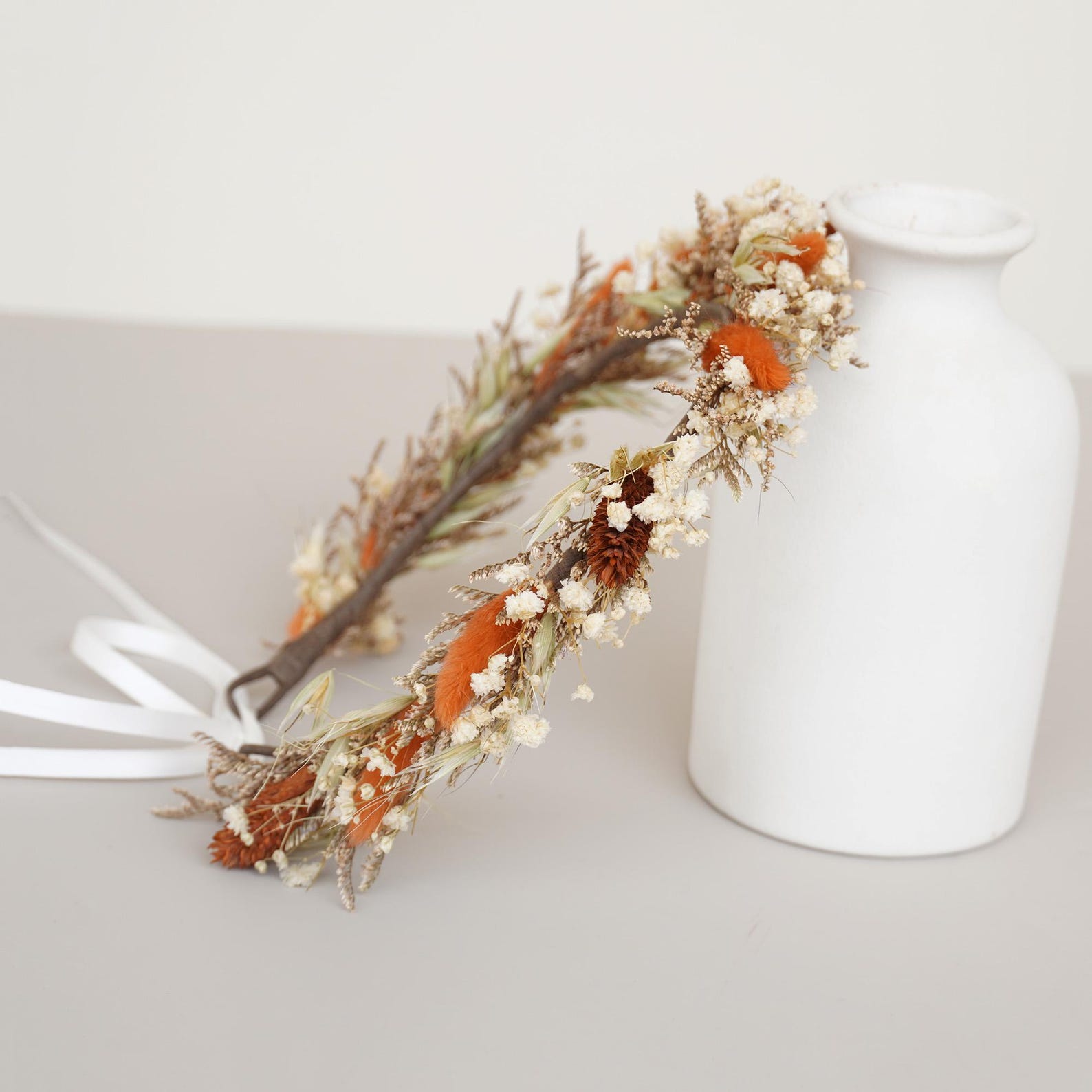 Dried Flowers Crown,bridal Crowns,wedding Crown,flower Girl Crown,boho ...