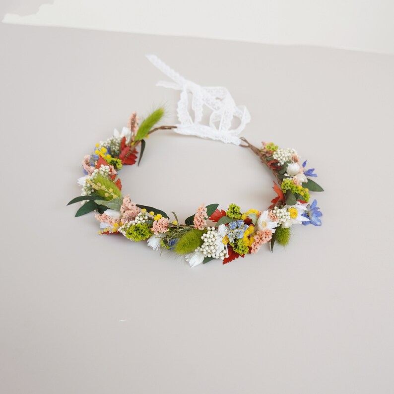 Dried Flowers Crown,bridal Crowns,wedding Crown,flower Girl Crow,newborn Crown,boho Bride Crown ...