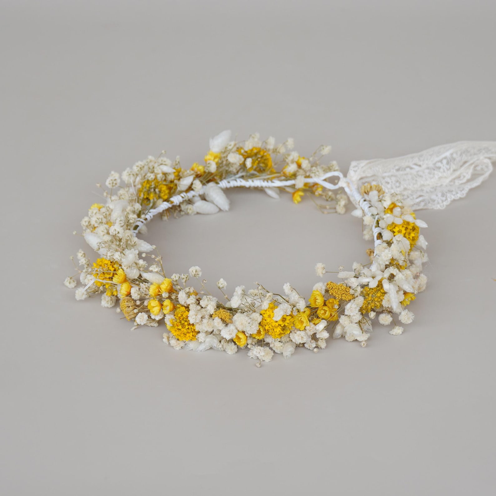 Wedding Floral Headpieces,natural Flowers Girl Floral Crown, Dried ...