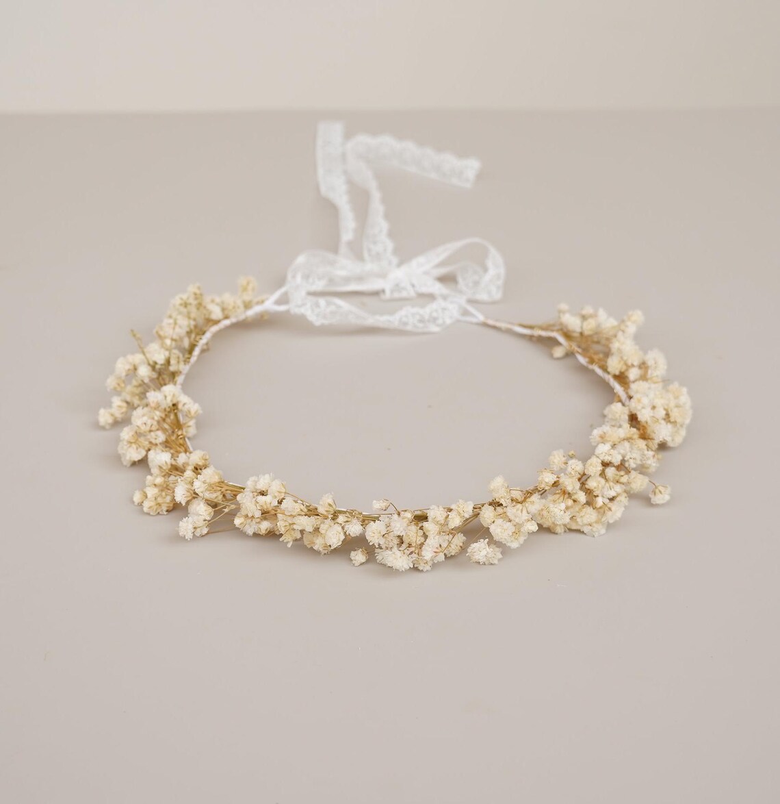 Baby's Breath Crown,dried Flowers Crown,bridal Crowns,wedding Crown, - Etsy