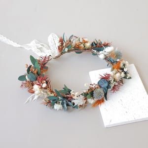 Wedding Floral Headpieces,natural Flowers Girl Floral Crown, Dried ...