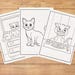 35 Adorable Cat Coloring Pages for Kids - Printable Cat Coloring Pages ...