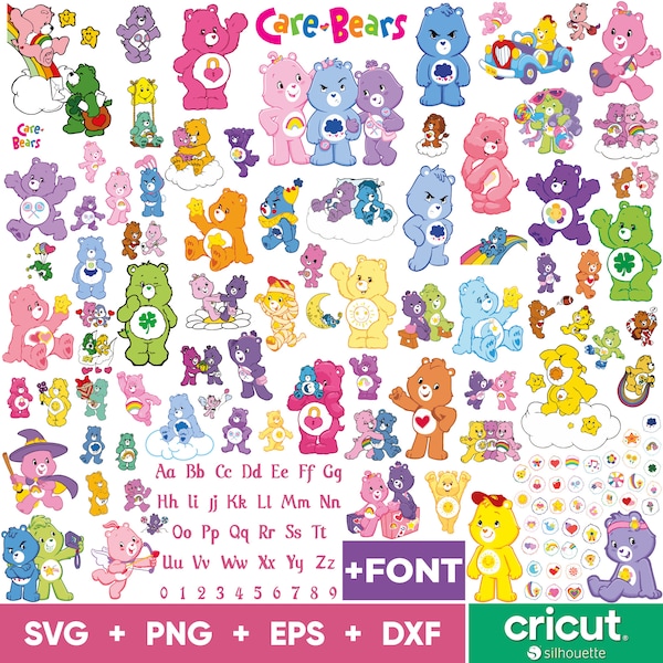 Care Bears Svg - Etsy