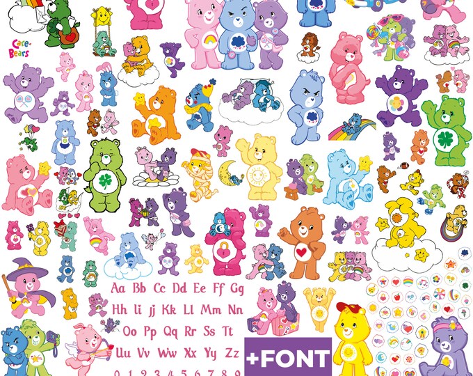 Vintage CARE BEARS Shamrock Green Good Luck Bear Stuffed Plush Animal ...