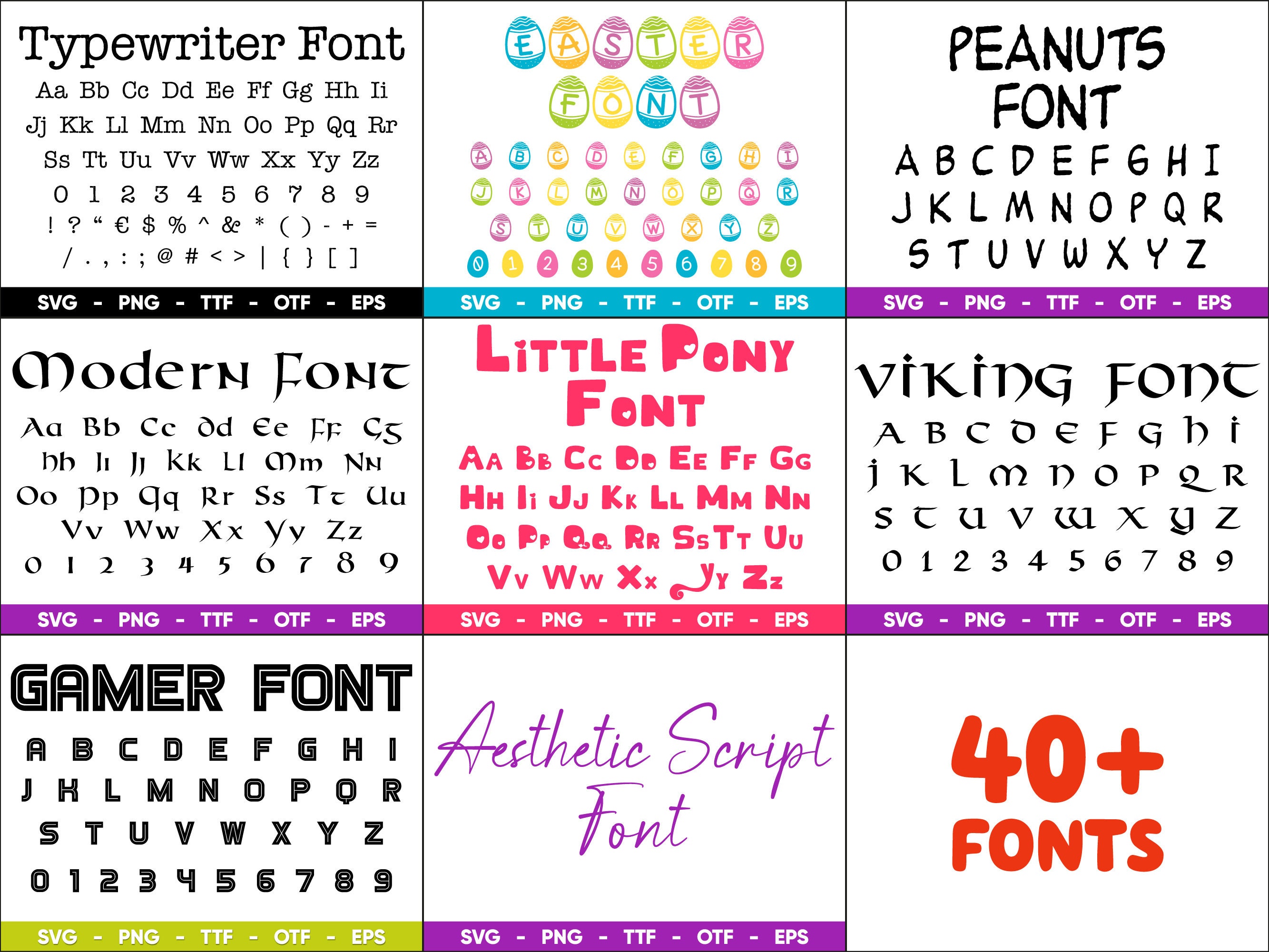 The Ultimate 40 Fonts, Stranger Font SVG, Super Font Svg Files for ...