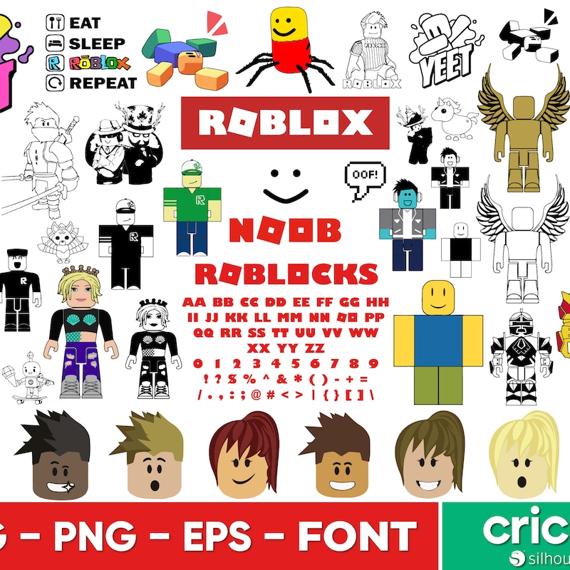 Roblox Papercraft Template - Etsy