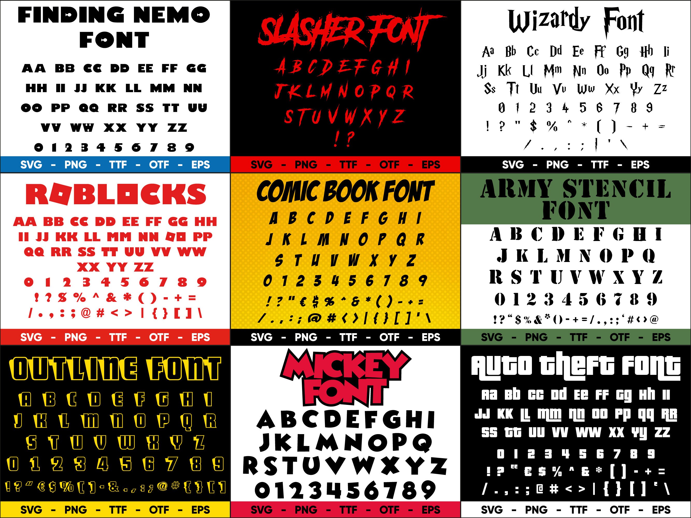 The Ultimate 40 Fonts Stranger Font SVG Super Font Svg - Etsy UK