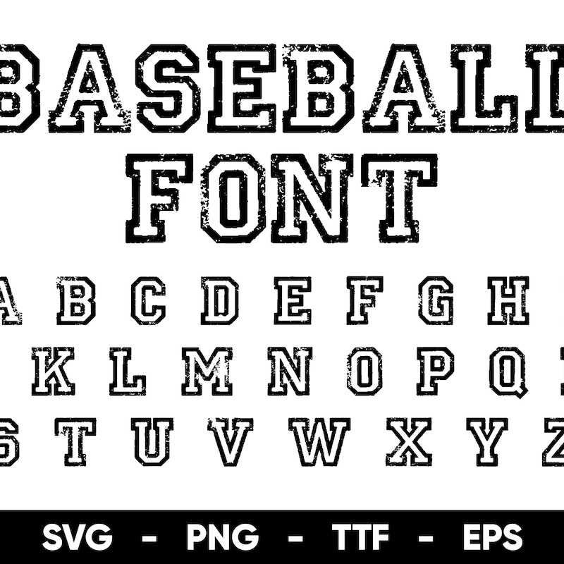 Baseball Letters - Etsy