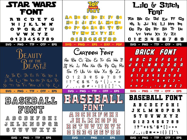 The Ultimate 40 Fonts, Stranger Font SVG, Super Font Svg Files for ...