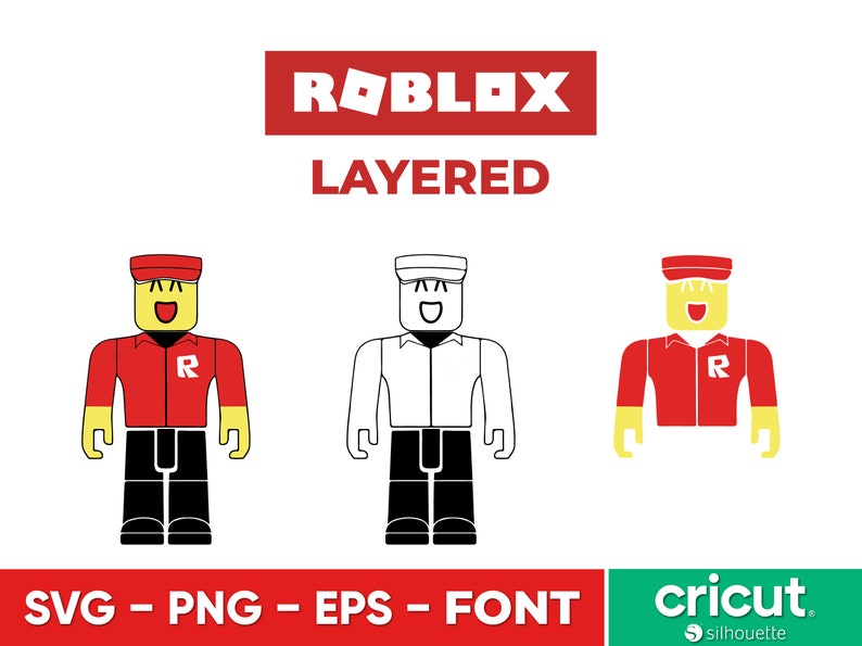 Roblox SVG Bundle, Roblox Font, Gaming Svg Files for Cricut, Roblox Png ...