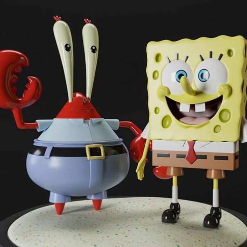 Stl Files Spongebob - Etsy