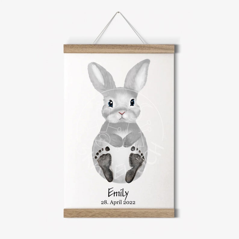 Footprint DIY Poster Set Including Poster Strips and Paint ...