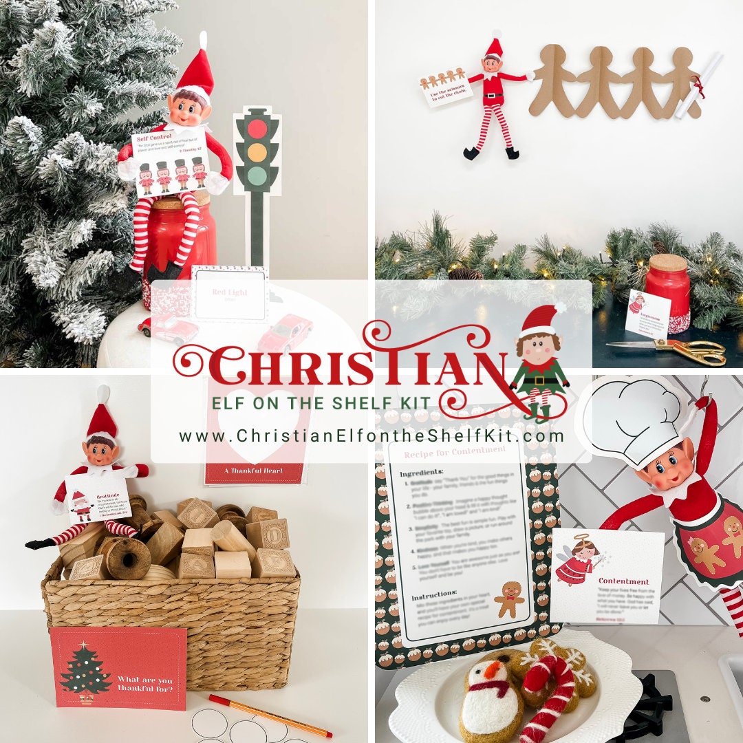 Christian Elf on the Shelf Kit 10 Days Elf Printable, Christian EOTS ...
