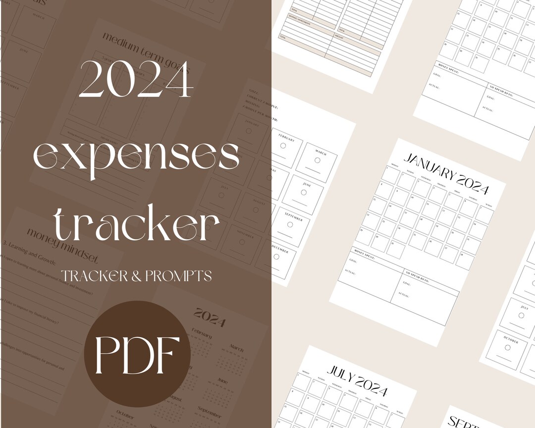 Expenses Tracker 2024, Financial Planning Tool, Easy-to-use Budget ...
