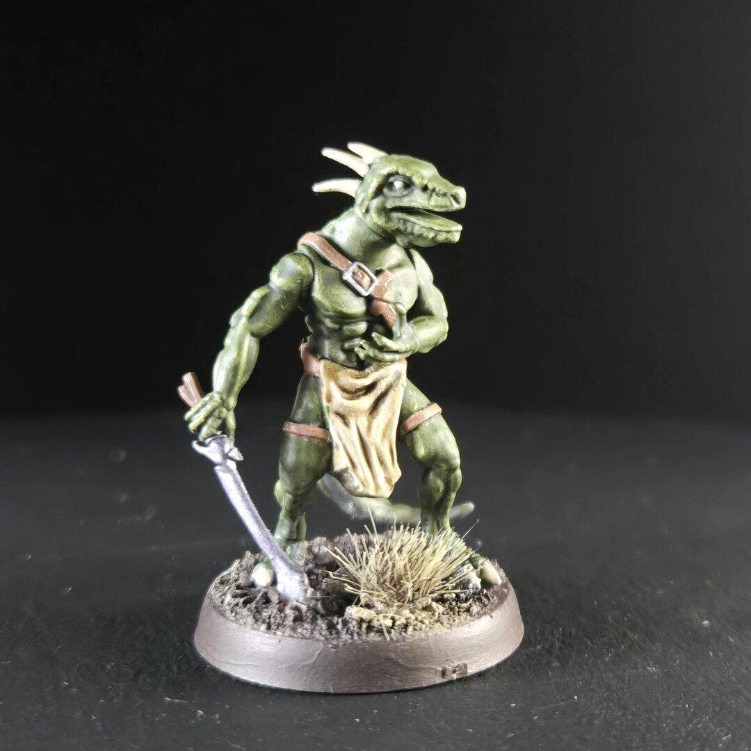 Lizardfolk Prepainted Miniatures - Etsy