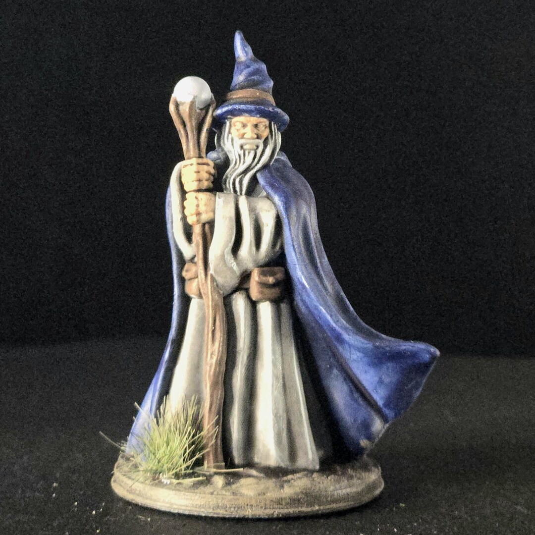 Human Wizard Painted Miniature - Etsy