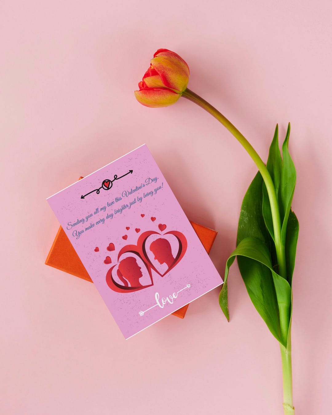 Printable Valentine's Day Card /digital Love Card / Instant Download ...