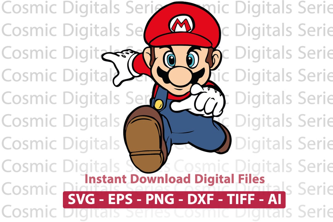 Super Mario Svg, Süper Mario Png, Super Mario Designs, Mario Cricut ...