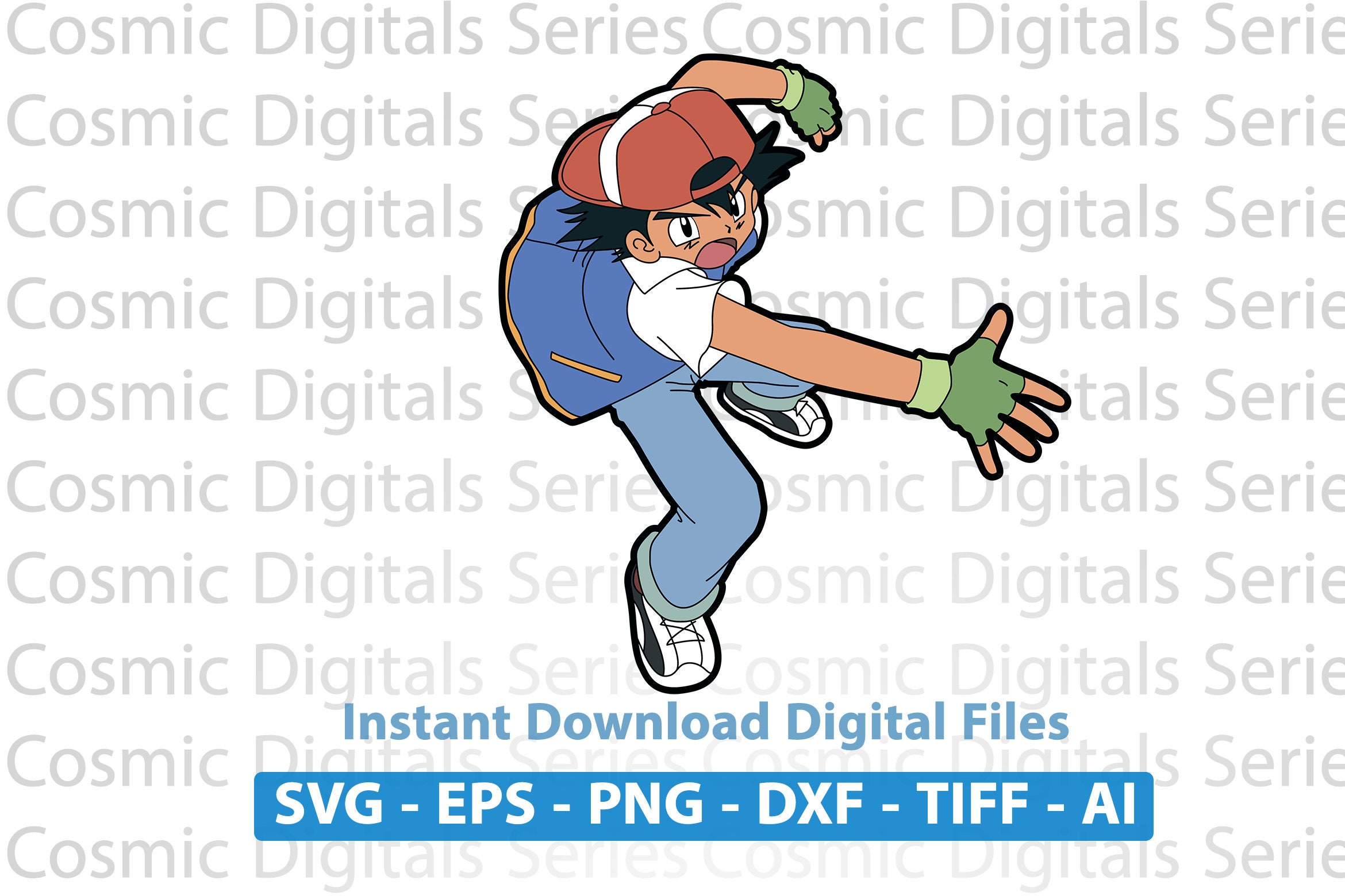 Ash Ketchum Svg, Ash Ketchum Png, Pokemon Svg, Ash Ketchum Clipart, Ash ...