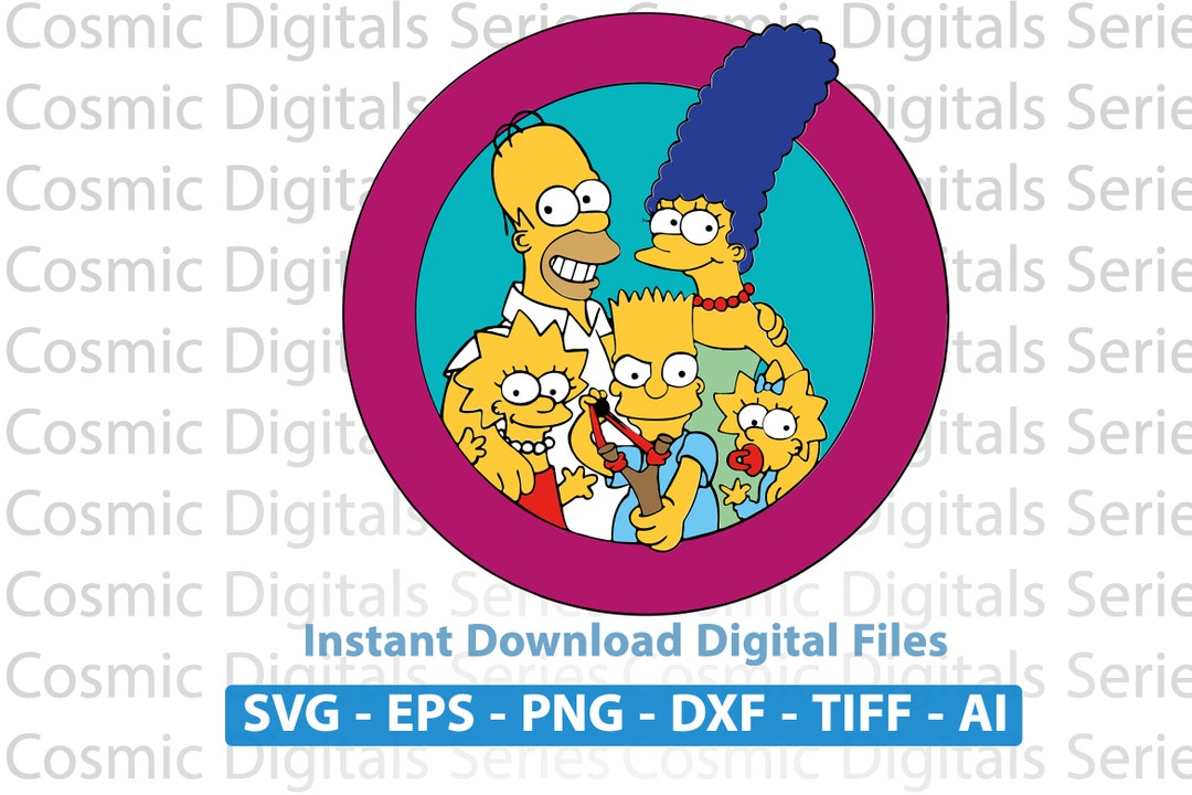 The Simpsons Svg, the Simpsons Png, the Simpsons, Simpsons Family, the ...