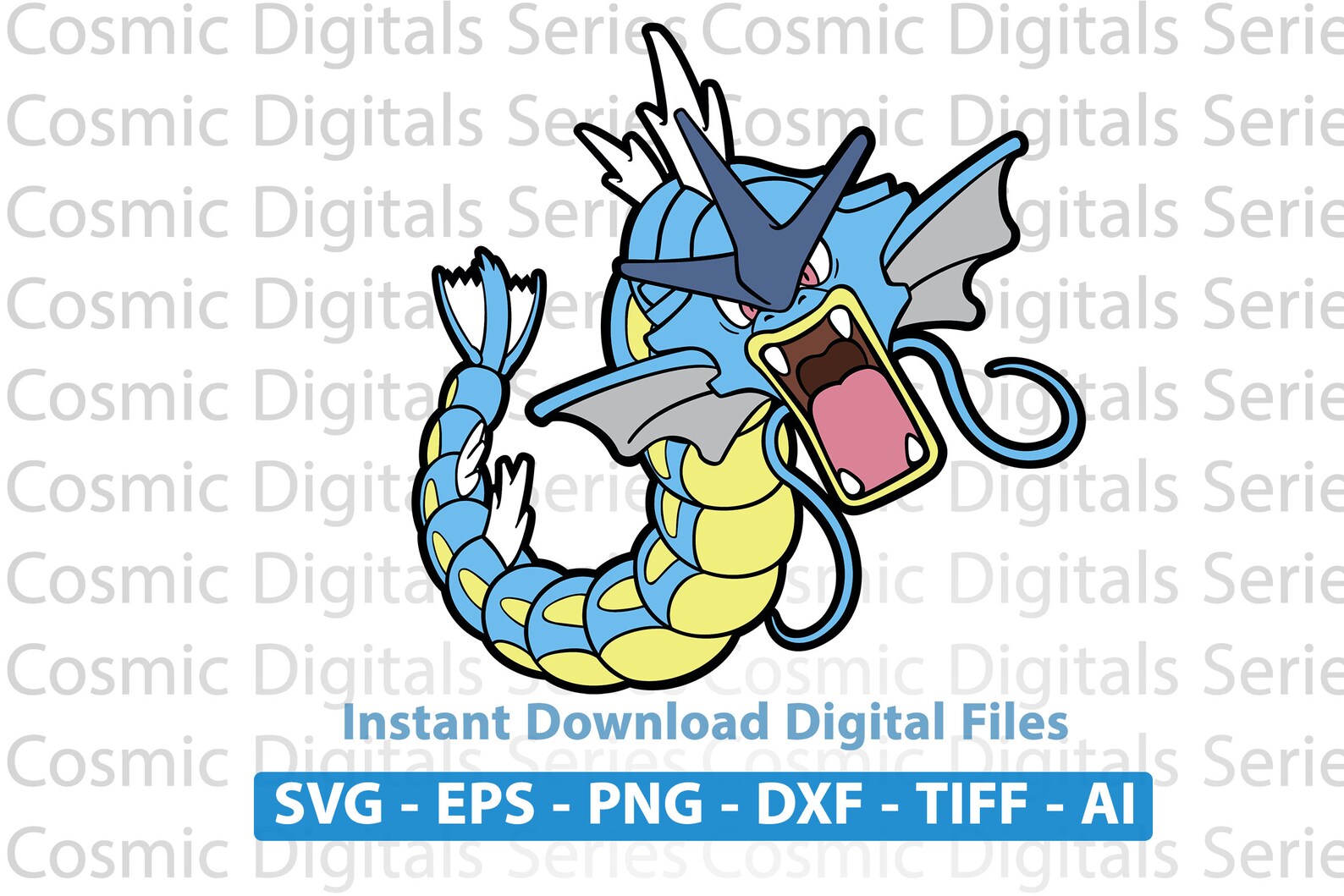 Gyarados Svg, Gyarados Png, Pokemon Svg, Gyarados Clipart, Gyarados ...