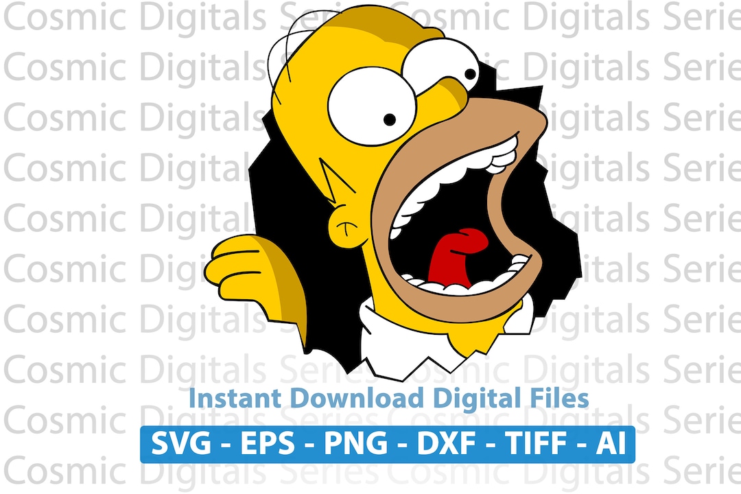 The Simpsons Svg, the Simpsons Png, the Simpsons, Homer Simpson Svg ...