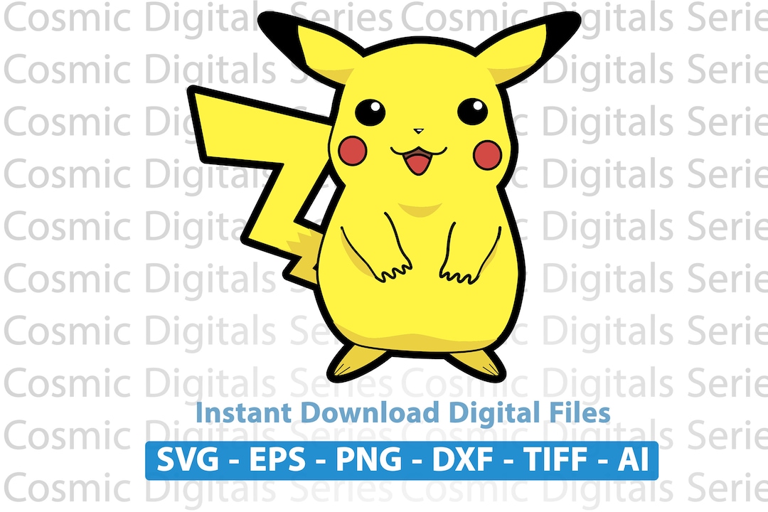 Pikachu Svg, Pikachu Png, Pika Svg, Pokemon Svg, Pikachu Clipart ...