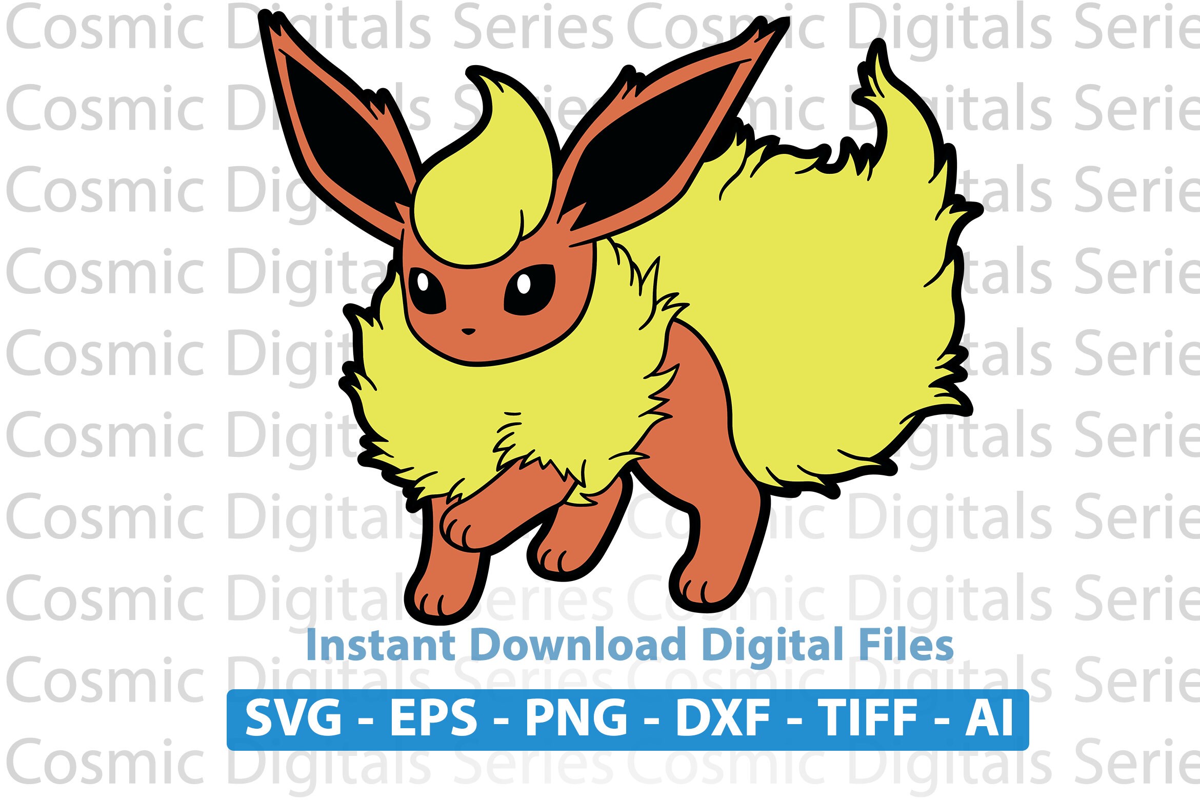 Flareon Svg, Flareon Png, Pokemon Svg, Flareon Clipart, Flareon ...