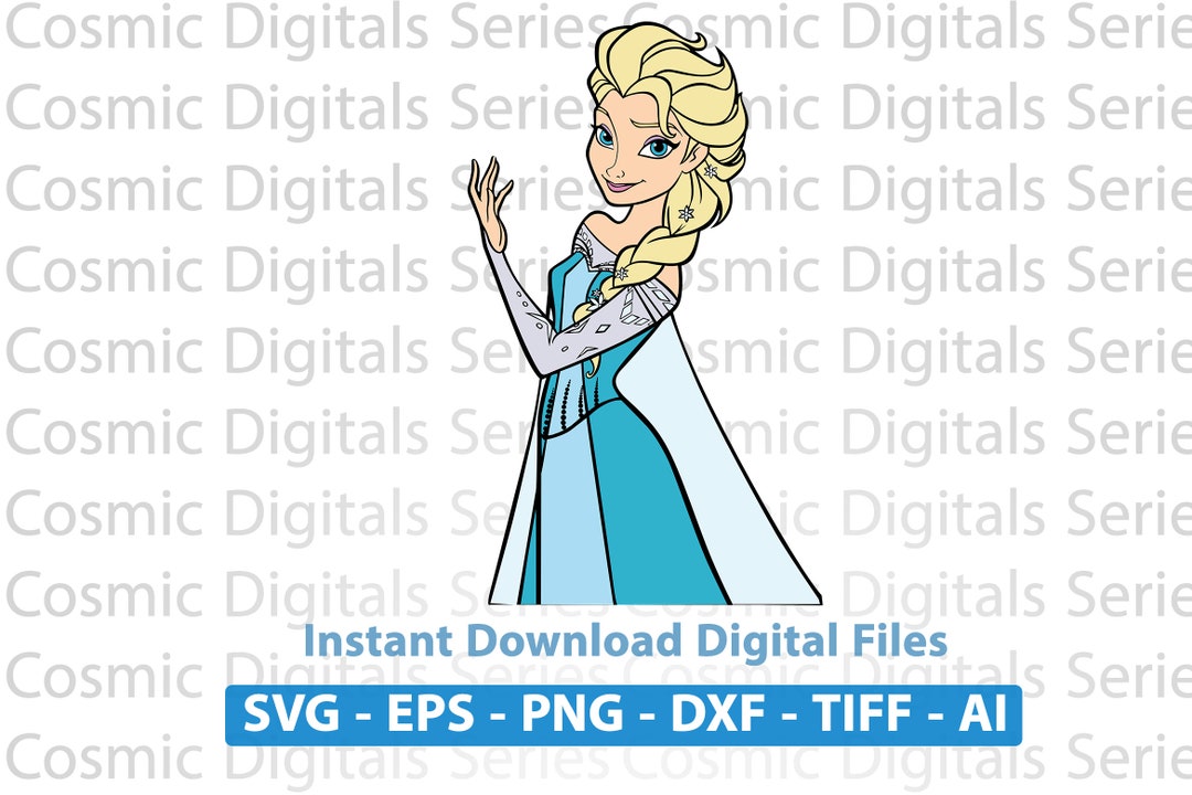 Elsa Frozen Svg, Frozen Elsa Clipart, Elsa Svg, Frozen Elsa Silhouette ...