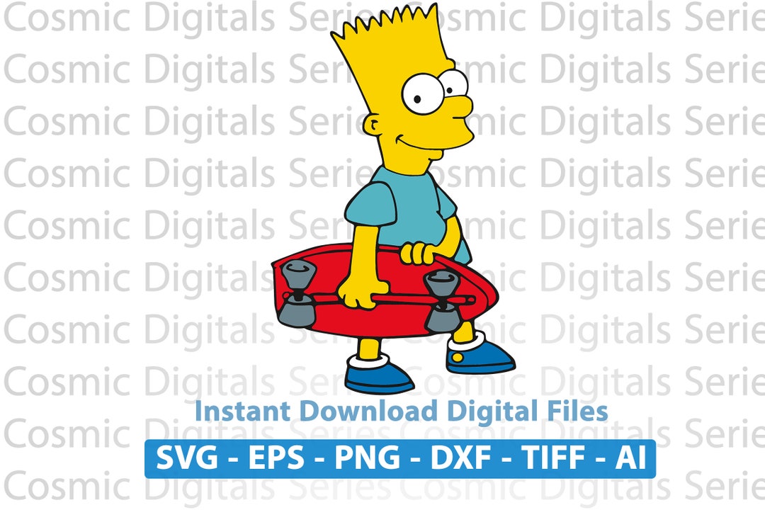 The Simpsons Svg, the Simpsons Png, the Simpsons, Bart Simpson Svg, the ...