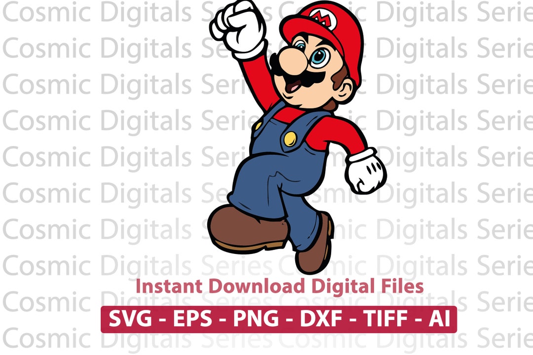 Super Mario Svg, Süper Mario Png, Super Mario Designs, Mario Cricut ...