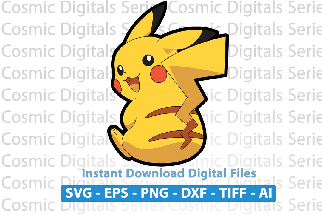 Pikachu Svg, Pikachu Png, Pika Svg, Pokemon Svg, Pikachu Clipart ...